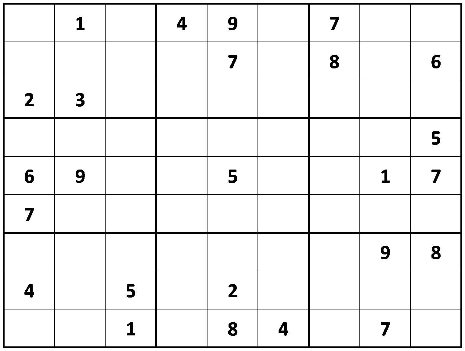 Printable Sudoku Printable Sudoku Puzzle Site Printable Crossword