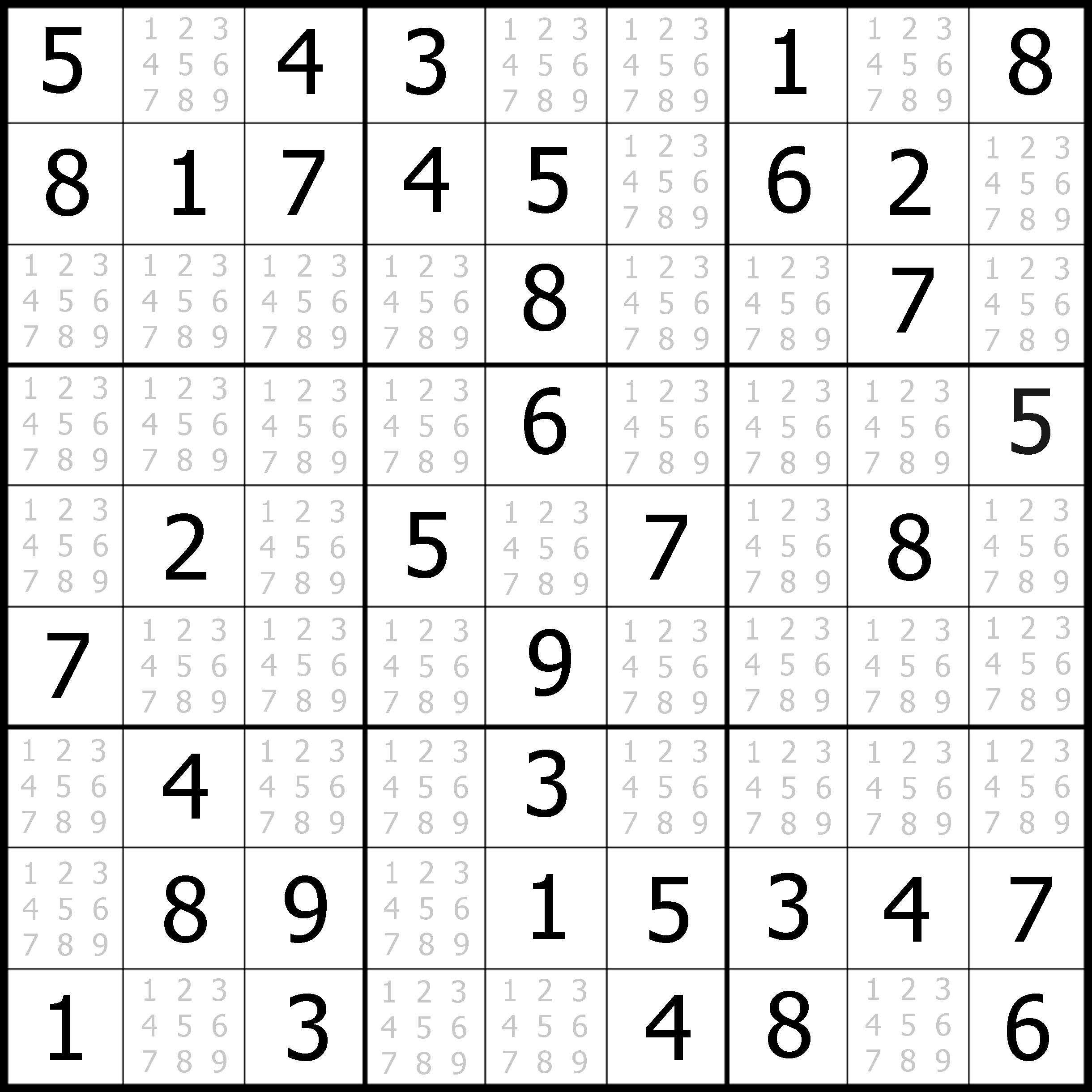 Printable Sudoku Puzzles Easy 6 Printable Crossword Puzzles